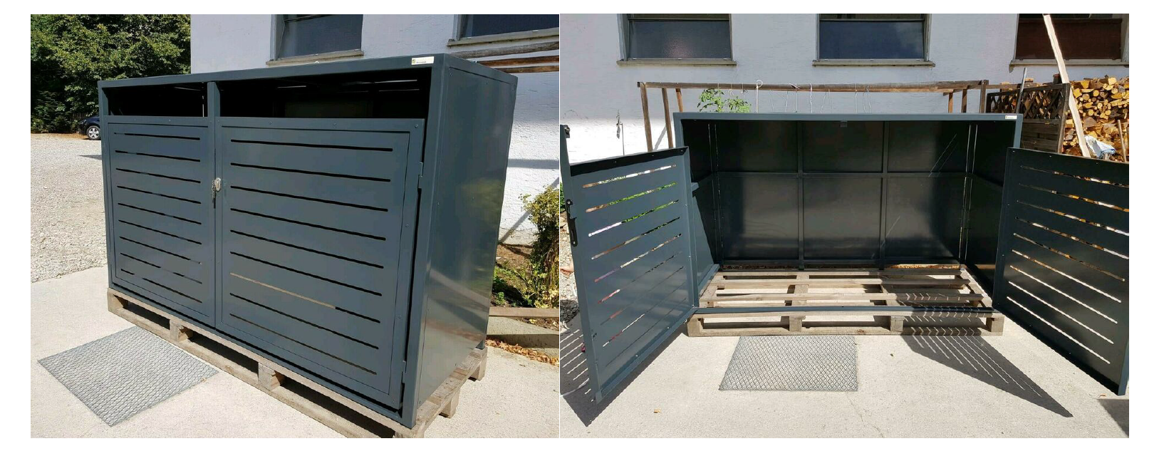 Bike box metal – My Muelltonne