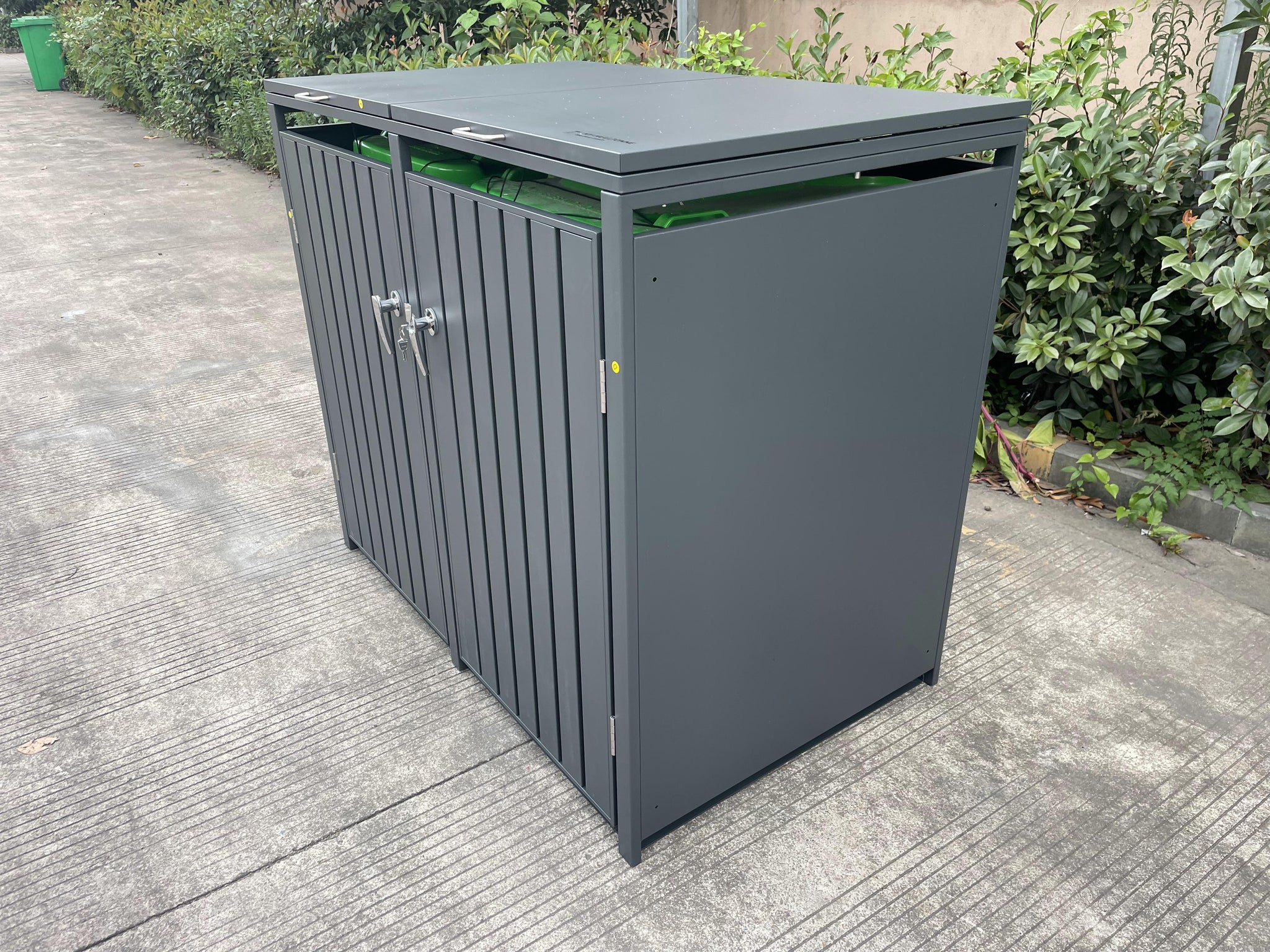 DIRITTO DIY garbage bin box for 2 bins – My Muelltonne